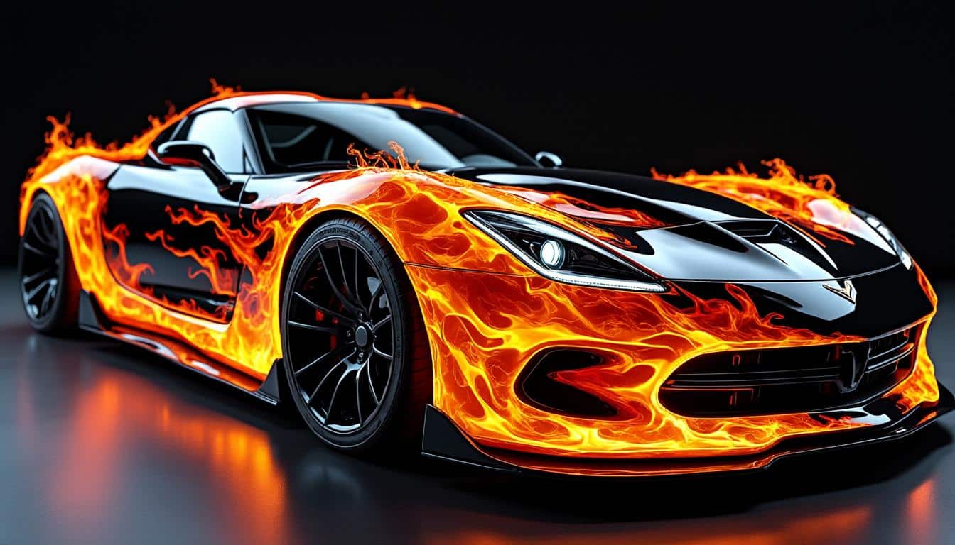 Guide Créatif : Ajouter des Flammes à la Carrosserie de Votre Voiture